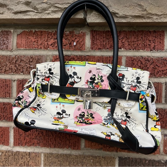 Disney | Bags | Disney Mickey Mouse White Multicolored Comic Strip ...